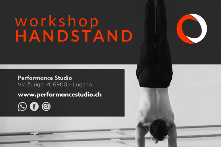 Handstand workshop - Performance Studio - Palestra Lugano